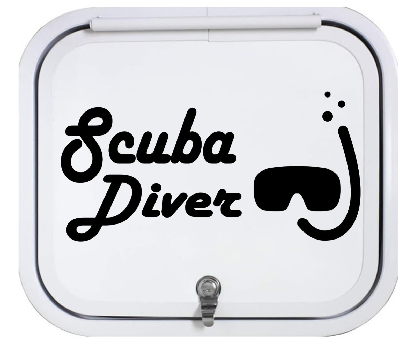 Scuba Diver Decal Diving Sticker dive snorkel mask tanks Fins F1068 | eBay