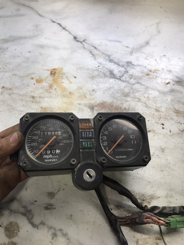 98 Suzuki DR 350 DR350 SE dash gauges speedometer tachometer | eBay