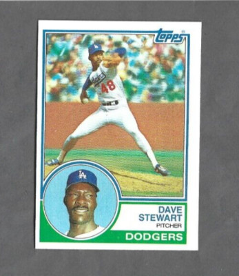 Dave Stewart Los Angeles Dodgers 1983 Topps #532 | eBay