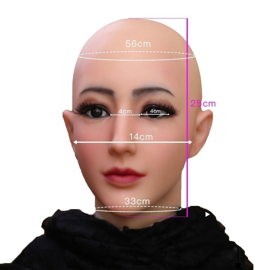 IMI Realistic Silicone Female Mask Crossdresser Disguise Cosplay Full ...