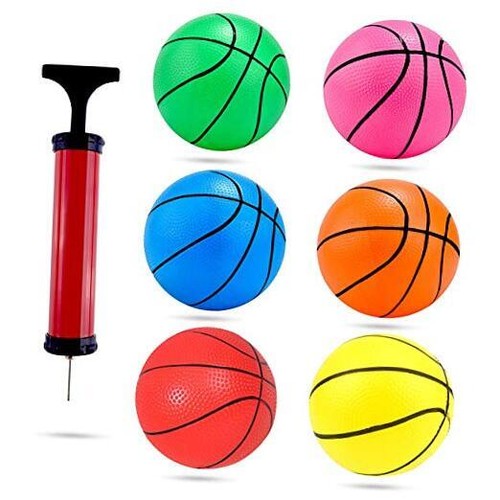 6Pcs Mini Basketball, Small Basketball for Toddlers, Kids and Adults | eBay