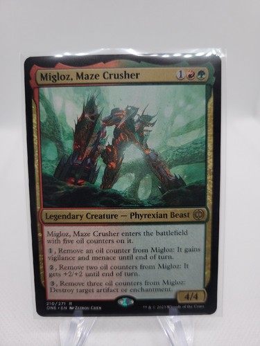 x1 Migloz, Maze Crusher ONE MTG 210/271 RARE M/NM 1x | eBay