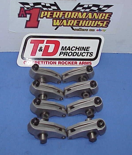 8 T & D Shaft Rocker Arms 1.80 Ratio Code "H" 1.750" Pivot Length ...