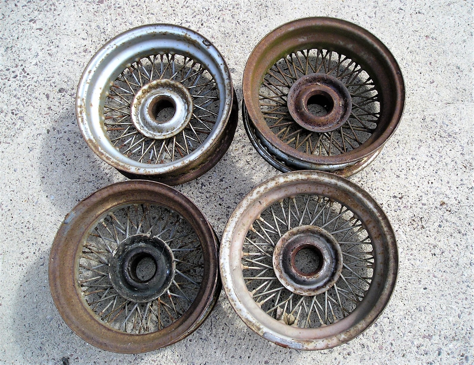 MGB MGB GT 14x4.5 Painted Wire Wheels 60 Spoke | eBay UK