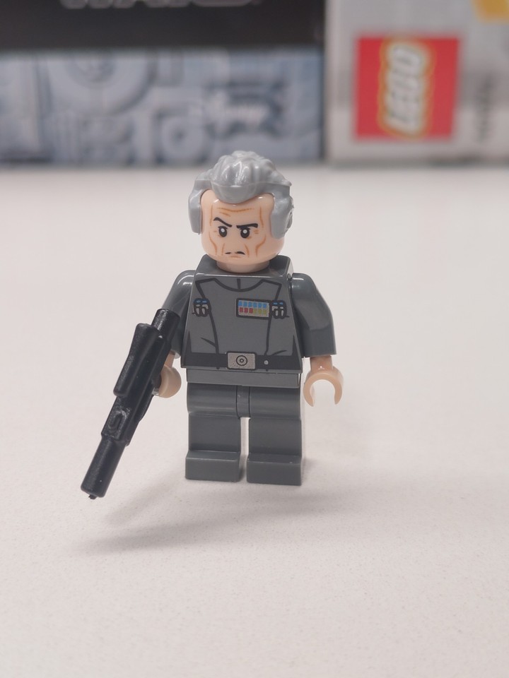 NEW Star Wars Grand Moff Tarkin Gray Custom Lego Minifigure 75159 Death ...