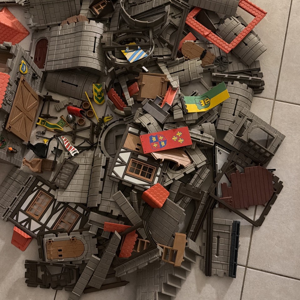 Vintage Playmobil Medieval Castle Draw Bridge Gate for 3666 Plus Parts ...