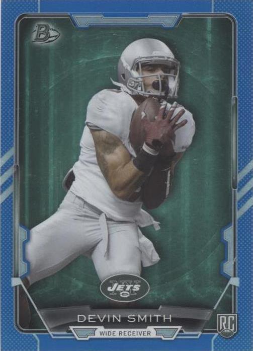 2015 Bowman - Rookies Devin Smith #95 Blue Rainbow Foil /499 (RC) for ...