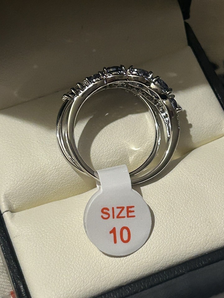 Bomb Party What A Wonderful Dream December Bday Double Band Ring Size ...