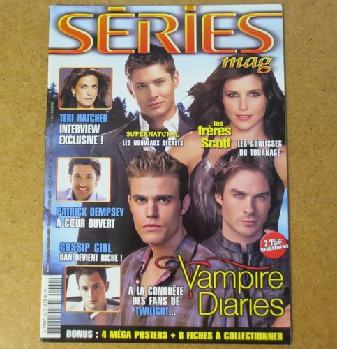 Series Magazine Vampire Diaries NINA DOBREV One Tree Hill Chad Michael ...