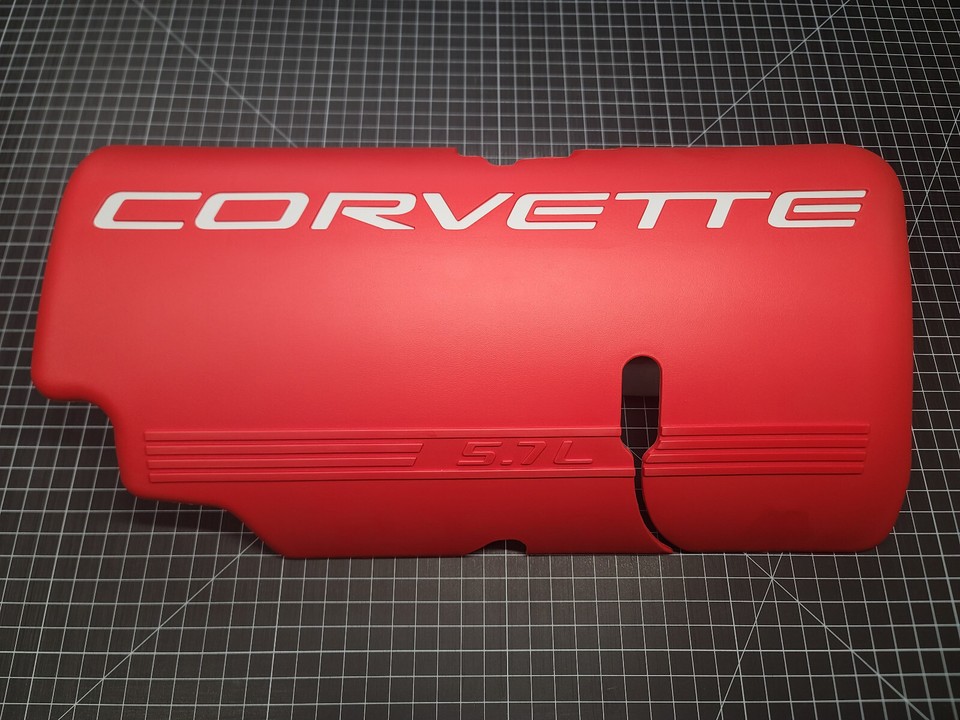 CORVETTE Decal Letter Inlays For C5 Fuel Rail Engine Covers Fits 1997 ...