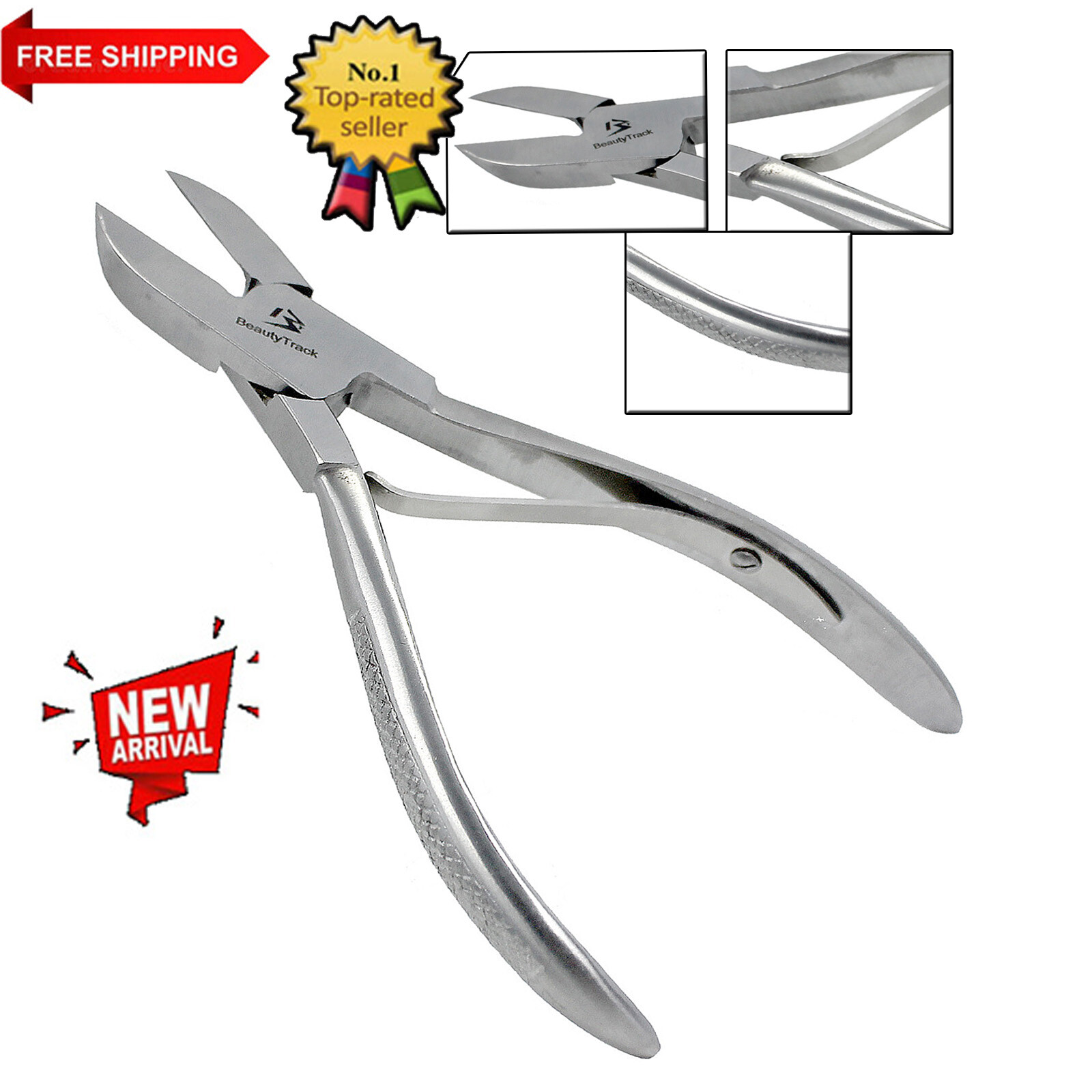 Toe Nail Nippers Professional Manicure Tool Heavy Duty Podiatry Cutters ...