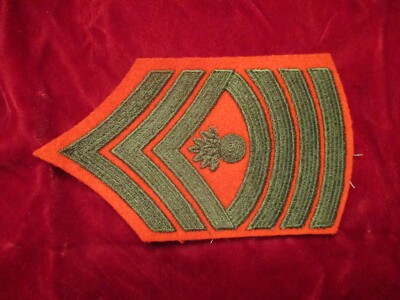 USMC Master Sergeant Patch | eBay