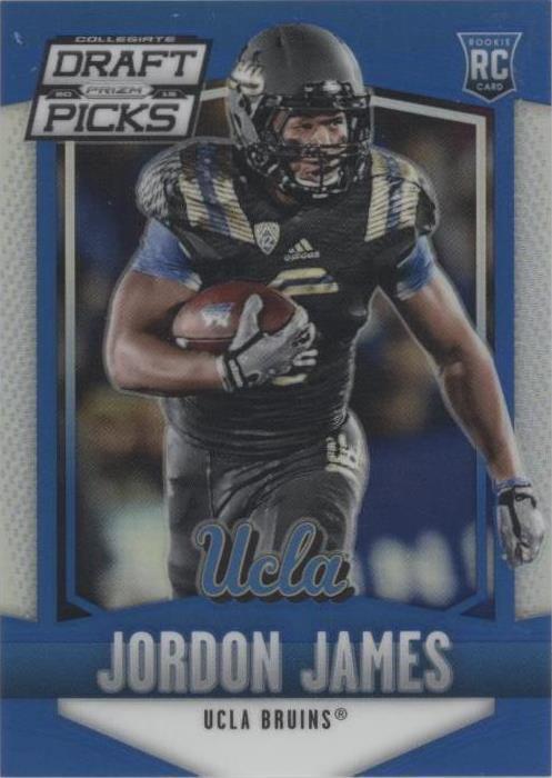 2015 Panini Prizm Collegiate Draft Picks - Jordon James #204 Blue Prizm ...