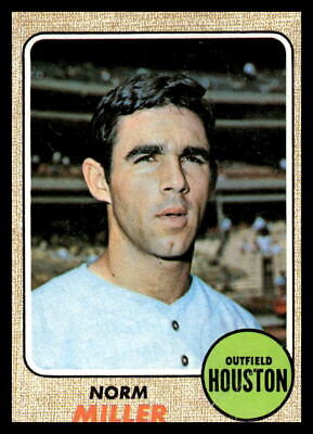 1968 Topps Norm Miller #161 Houston Astros Baseball Card | eBay