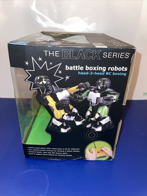 Cyber Boxing Robots RC Cordless Head 2 Head The Black Series by Shift3 ...