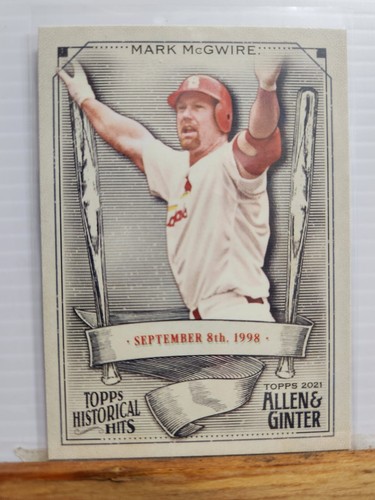 Mark McGwire 2021 Allen & Ginter card #HH-12 Cardinals | eBay
