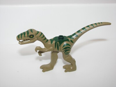 Lego Dinosaur Minifigure Tan Dark Green Stripes COELOPHYSIS 5882 | eBay