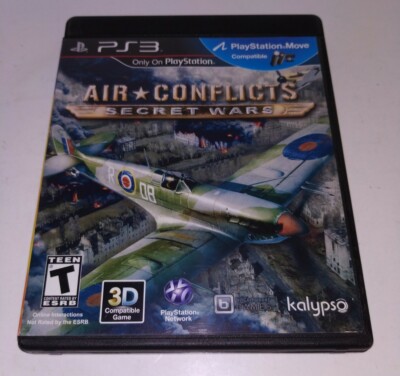Air Conflicts: Secret Wars (Sony PlayStation 3, 2011) PS3 w/ case ...