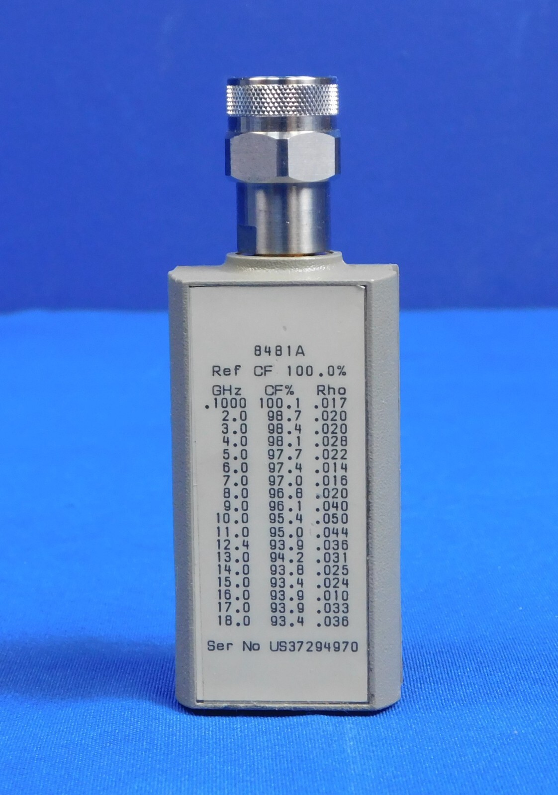 Agilent HP Keysight 8481A 10MHz-18GHz, RF Power Sensor (-30 - +20dbm ...