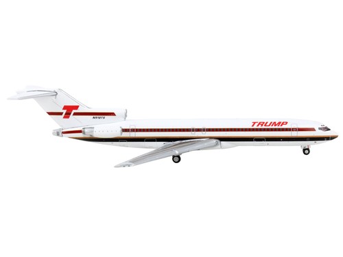 Boeing 727-200 Commercial Aircraft "Trump Shuttle" White 1/400 Diecast ...