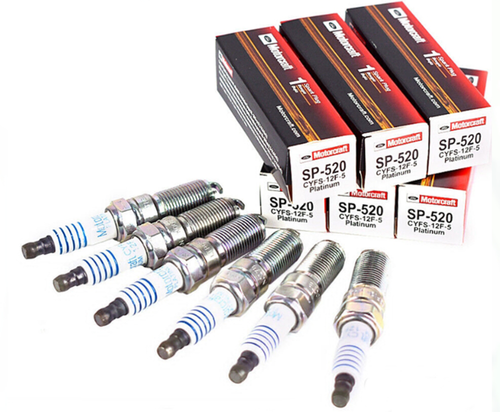 Set of 6 Genuine OEM Motorcraft SP589 CYFS12YT6 Spark Plug replaces ...
