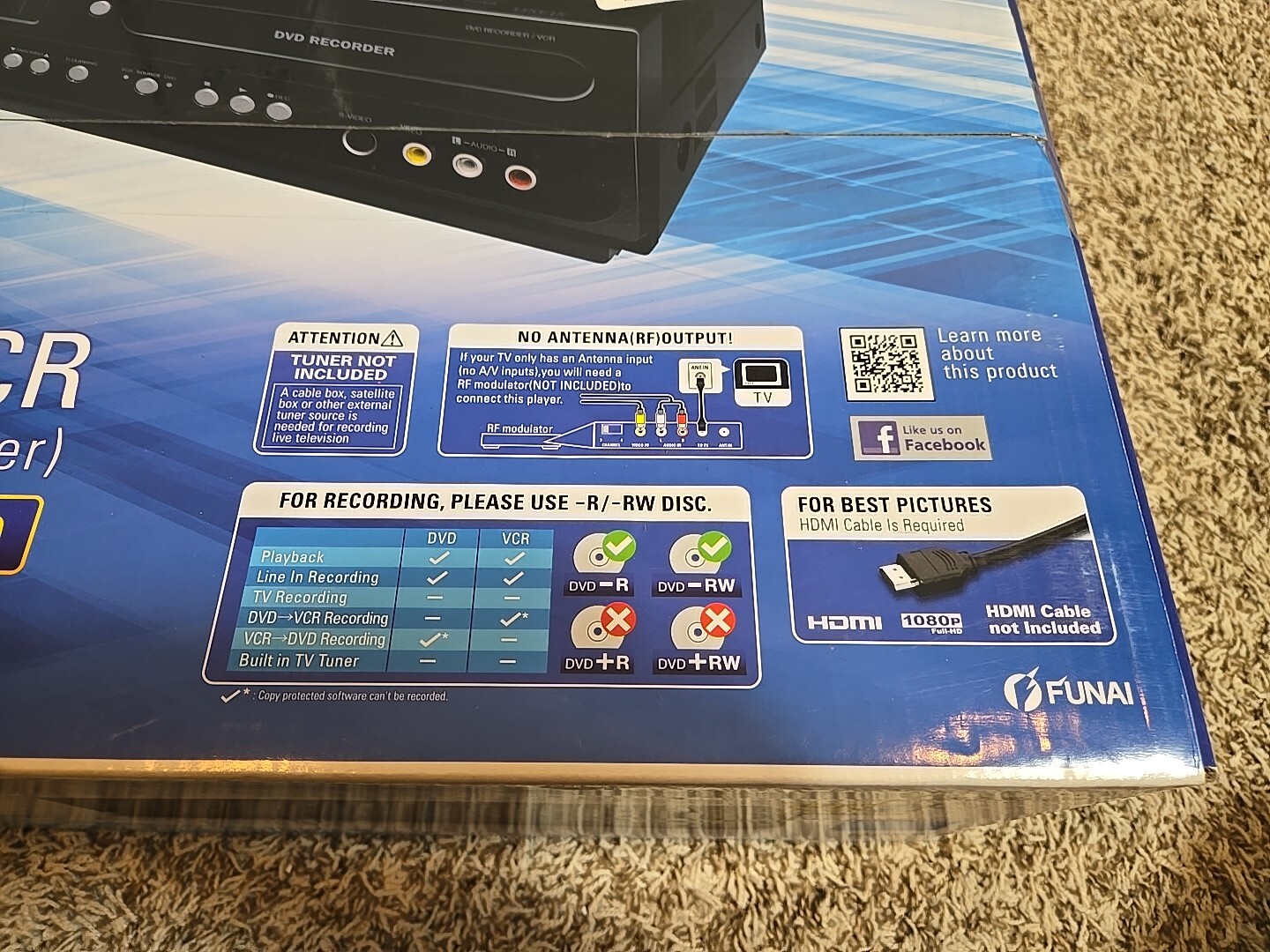 Funai ZV427FX4 DVD Recorder / VCR Combo for sale online | eBay