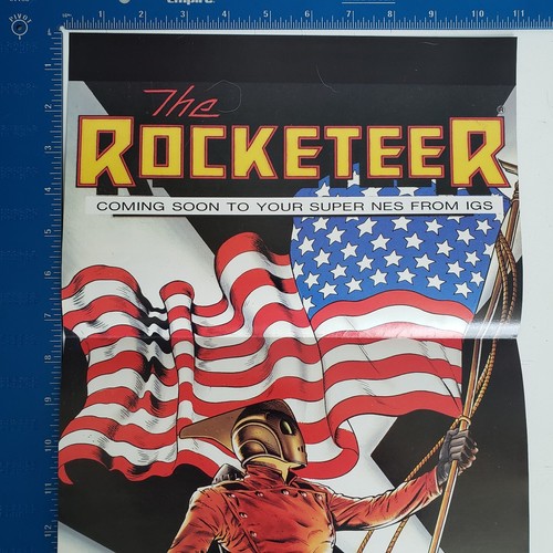 Retro 1991 Disney's The Rocketeer SNES Game & Movie Wall Art America ...