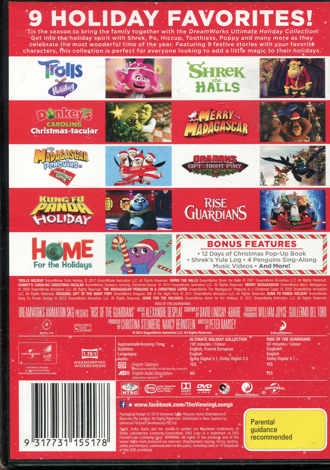 Ultimate Holiday Collection DVD NEW Region 1,2,4 Dreamworks | eBay ...