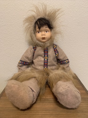 Vintage Native American Eskimo Doll | eBay
