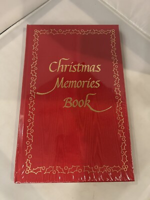 VTG 1978 Christmas Memories Journal Diary Red W/Gold Mystic Seaport ...
