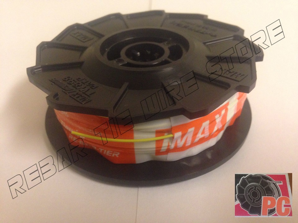 TW898PC Max Rebar Tie Wire 50 Roll CASE - New Product! (Poly-Coated ...