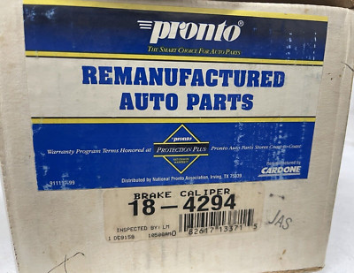 Cardone Remanufactured Brake Caliper 18-4294 | eBay