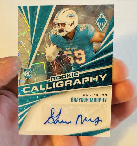 2024 Phoenix Grayson Murphy Rookie Calligraphy Lazer Auto Dolphins RC ...