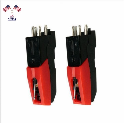 2Pack Turntable Phono Ceramic Cartridge W/ Stylus Needle For LP Record ...