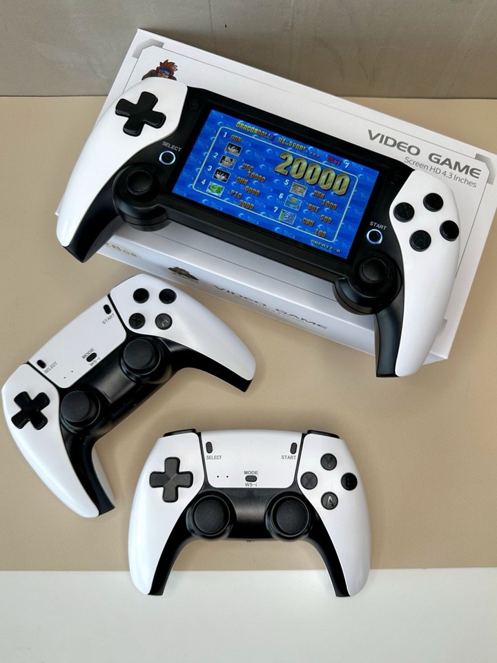 M25 Retro Handheld Game Console – 128GB, 10,000+ Games, 2 Controllers ...