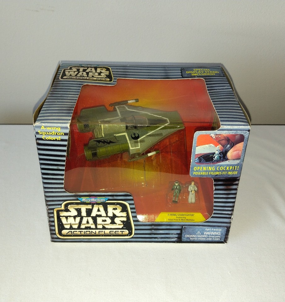 1996 Micro Machines Star Wars Action Fleet A-Wing Starfighter – Galoob ...