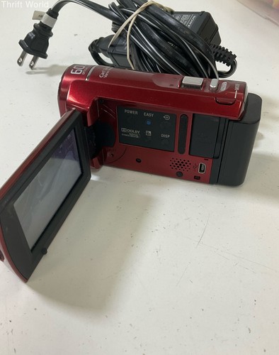 Sony Red Handycam DCR SX41 Digital Camcorder with Charger Tested Works ...