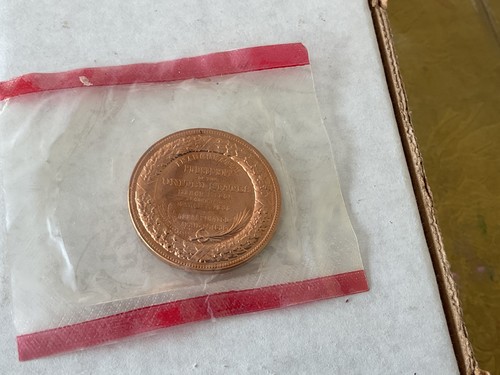 ABRAHAM LINCOLN PRESIDENTIAL INAUGURATION MEDALLION BRONZE US MINT ...