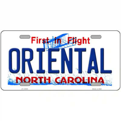 Oriental North Carolina Metal Sign | eBay