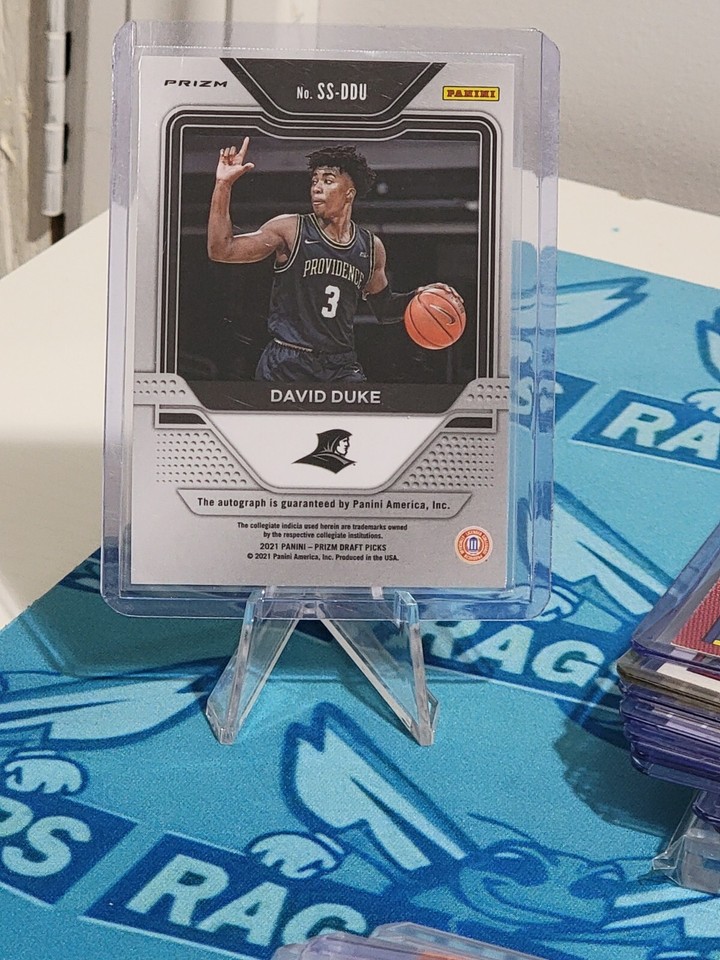2021 Panini Green Prizm Draft Picks basketball David Duke~Sensational ...