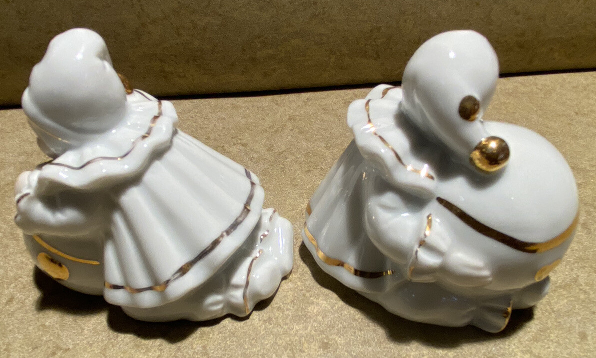 Monti Piero Clown Resting On Ball Set of 2 Porcelain Figurines | eBay