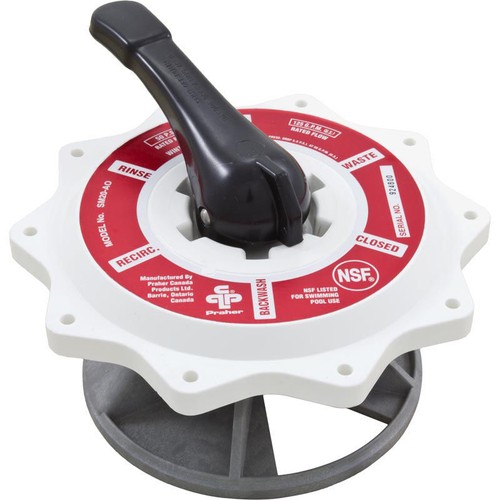 Praher 2" Multiport Pool Valve Top Assembly for Sand & D.E Filter ...