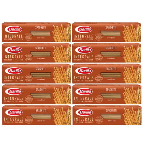 Barilla Pasta Tagliatelle Spaghetti Vollkorn Integrale 500g 10er Pack ...