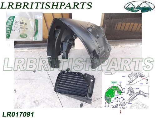 GENUINE LAND ROVER WHEELARCH SHIELD FRONT RANGE R SPORT 06-09 4.2 SC RH ...