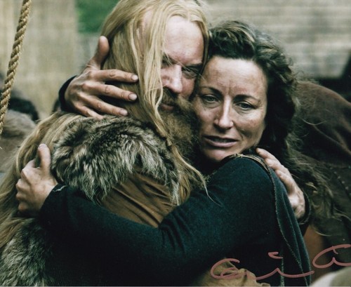 CARRIE CROWLEY signed Autogramm 20x25m VIKINGS in Person autograph COA ...