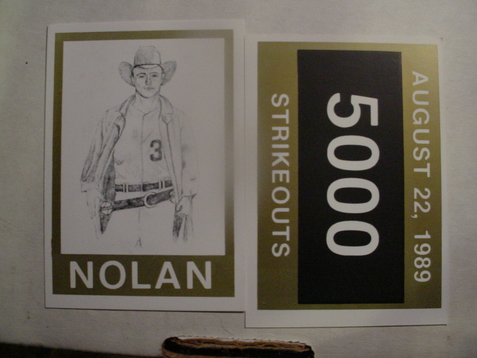 1990 Nolan Ryan 5000 K - Oddball - Cowboy B&W | eBay