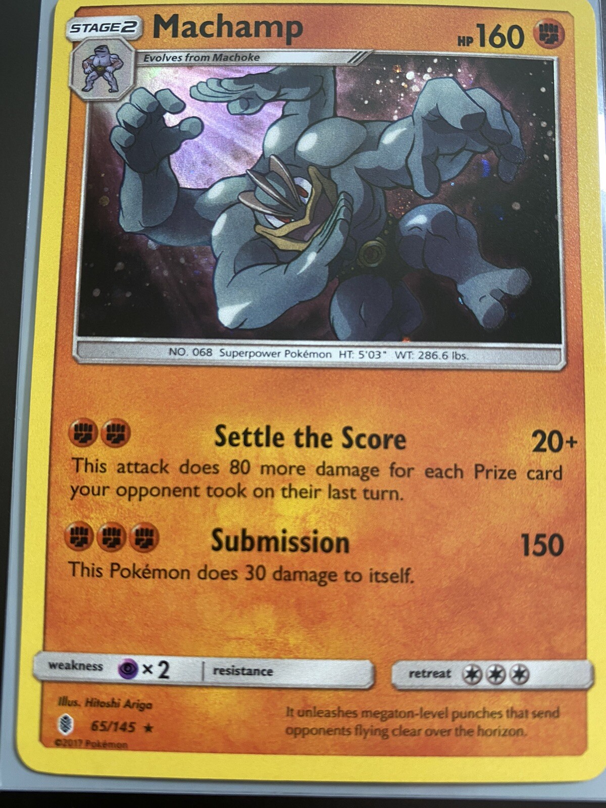 Machamp 65/145 Rare Cosmos Promo Holo Nm-Mint | eBay