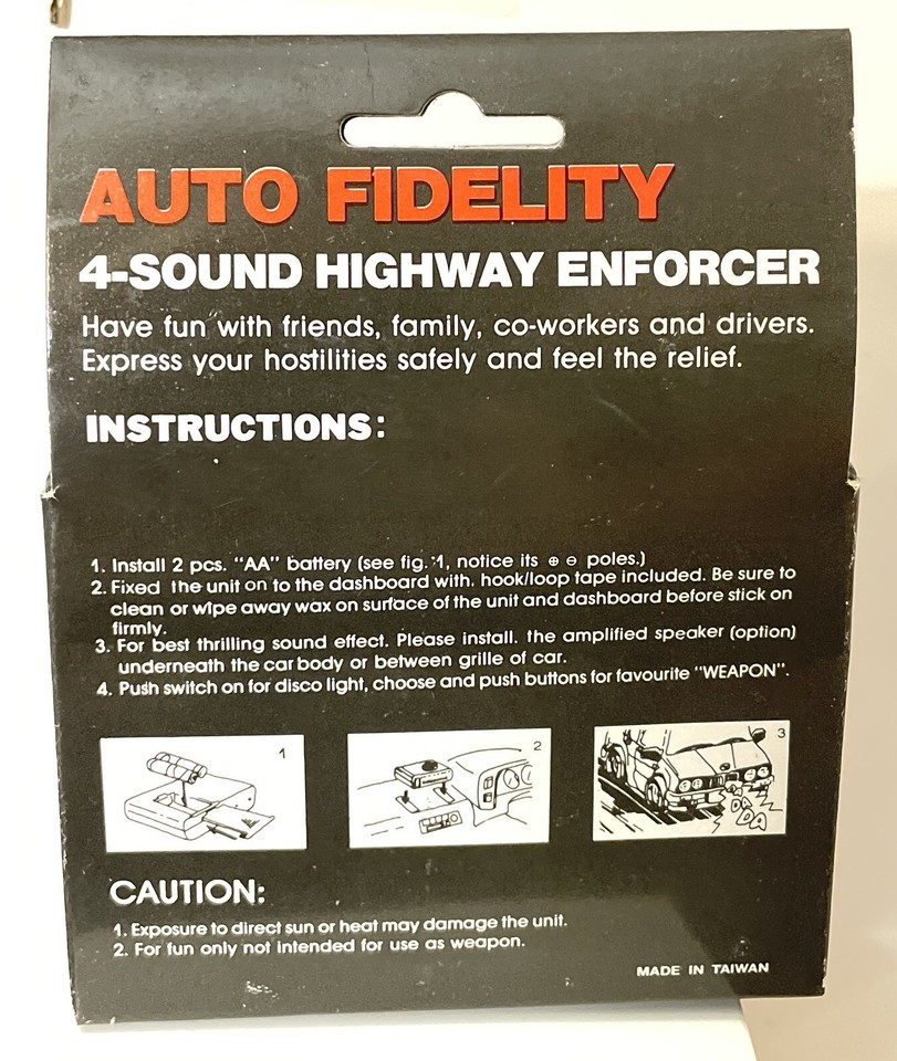 Vtg Roadway Highway Equalizer 80s Sound Effects Machine Machine Gun ...