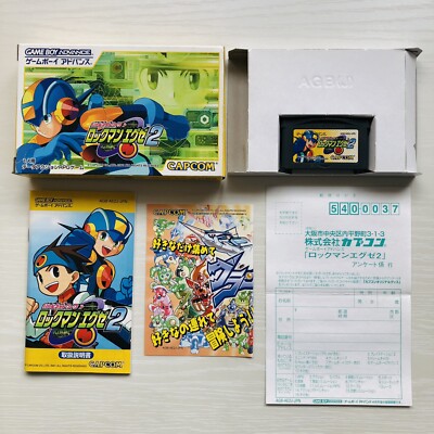 GBA Battle Network Rockman Exe 2 Megaman Capcom GAMEBOY ADVANCE Japan import | eBay