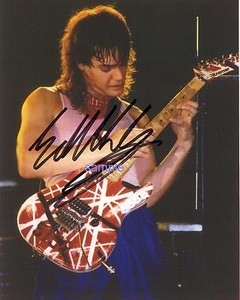 EDDIE VAN HALEN #2 REPRINT 8X10 AUTOGRAPHED SIGNED PHOTO COLLECTIBLE ...